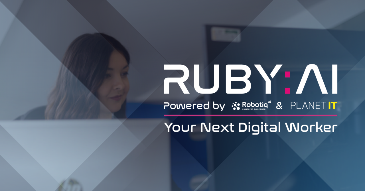 Introducing RUBY:AI - an RPA Digital worker to transform business